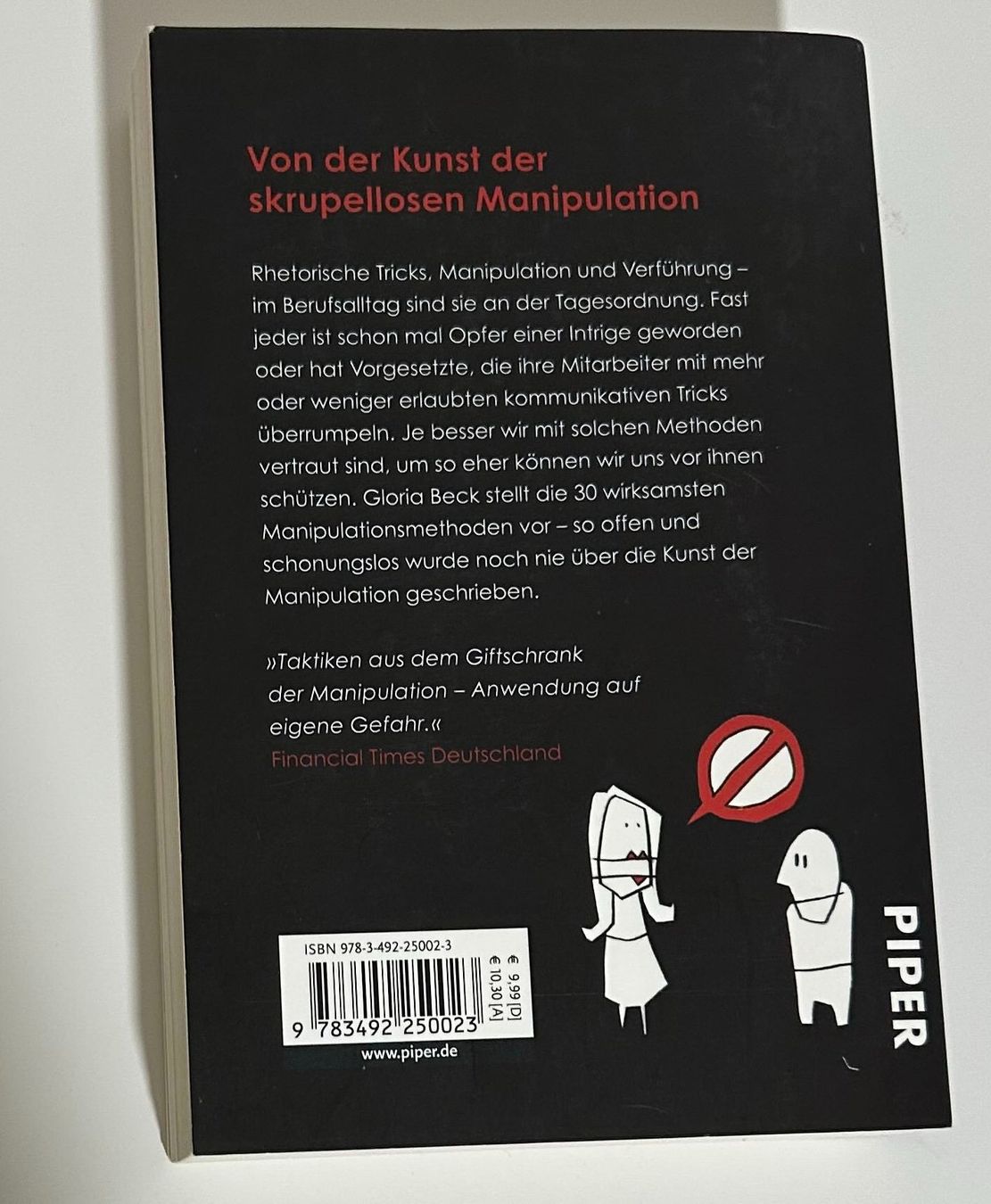 Verbotene Rhetorik – Manipulation erkennen | Gloria Beck (Gebraucht) in ...