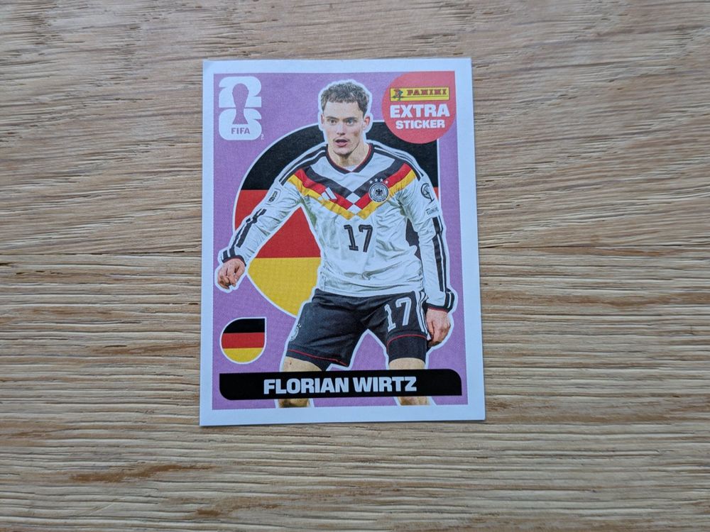 Panini Extra Sticker 2026 – Wirtz Regular (Neu (gemäss Beschreibung ...