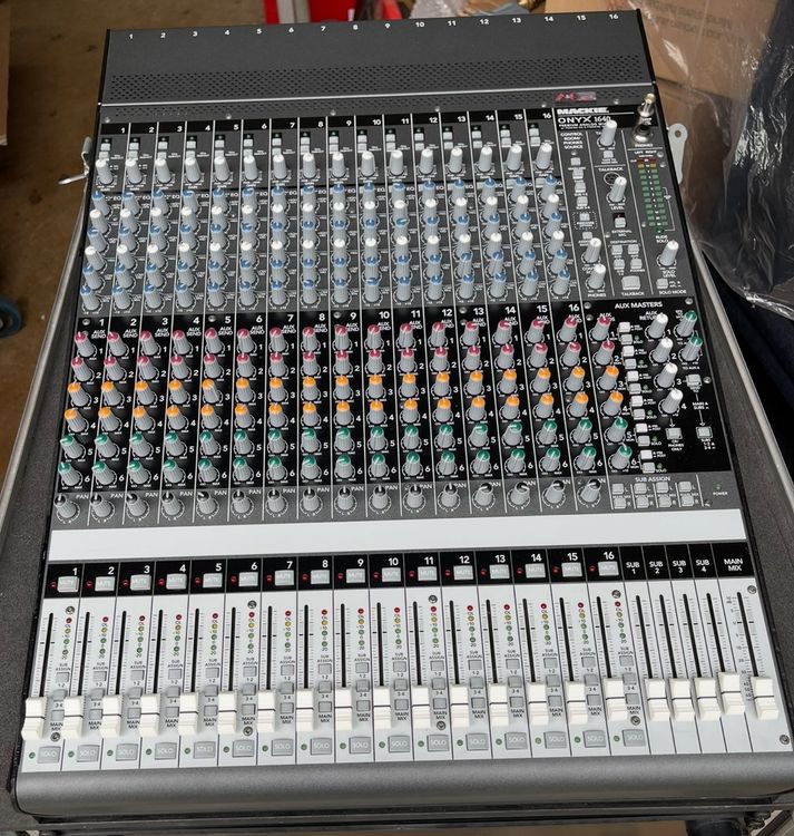 MACKIE ONYX 1640 Analogmixer mit FIREWIRE I/O-Karte (Gebraucht) in Schaffhausen für CHF 499 ...
