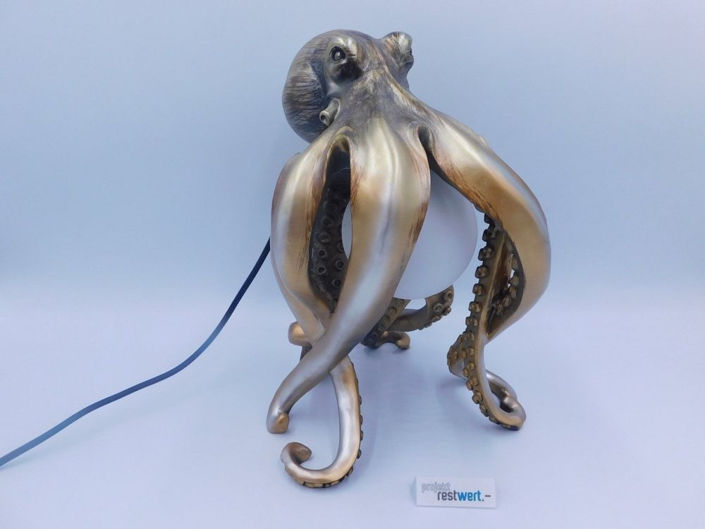 Tischlampe "Octopus" goldig KARE | Kaufen auf Ricardo