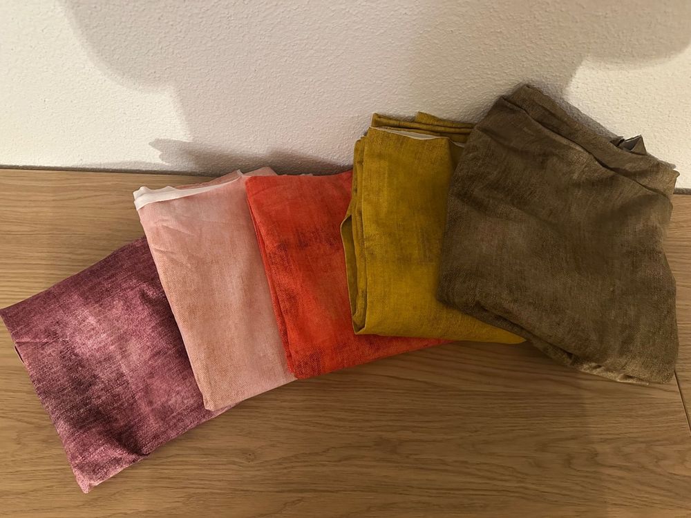 Stoff-Paket (Jeans-Optik-Jersey, Staghorn, Stoffduo) (Neu (gemäss ...