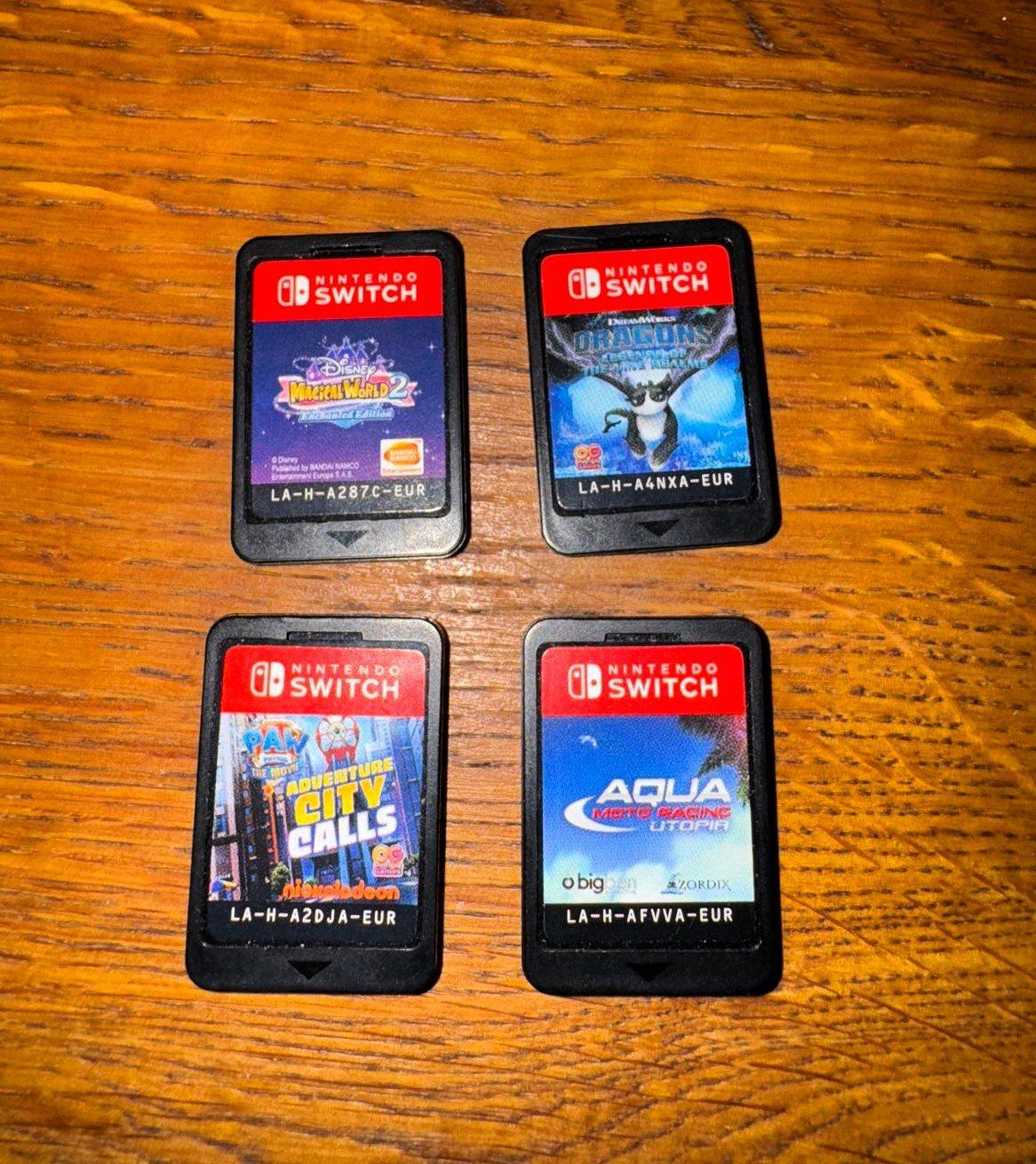 4x Nintendo Switch Games (ohne Cover) (Gebraucht) in Sempach für CHF 60 ...
