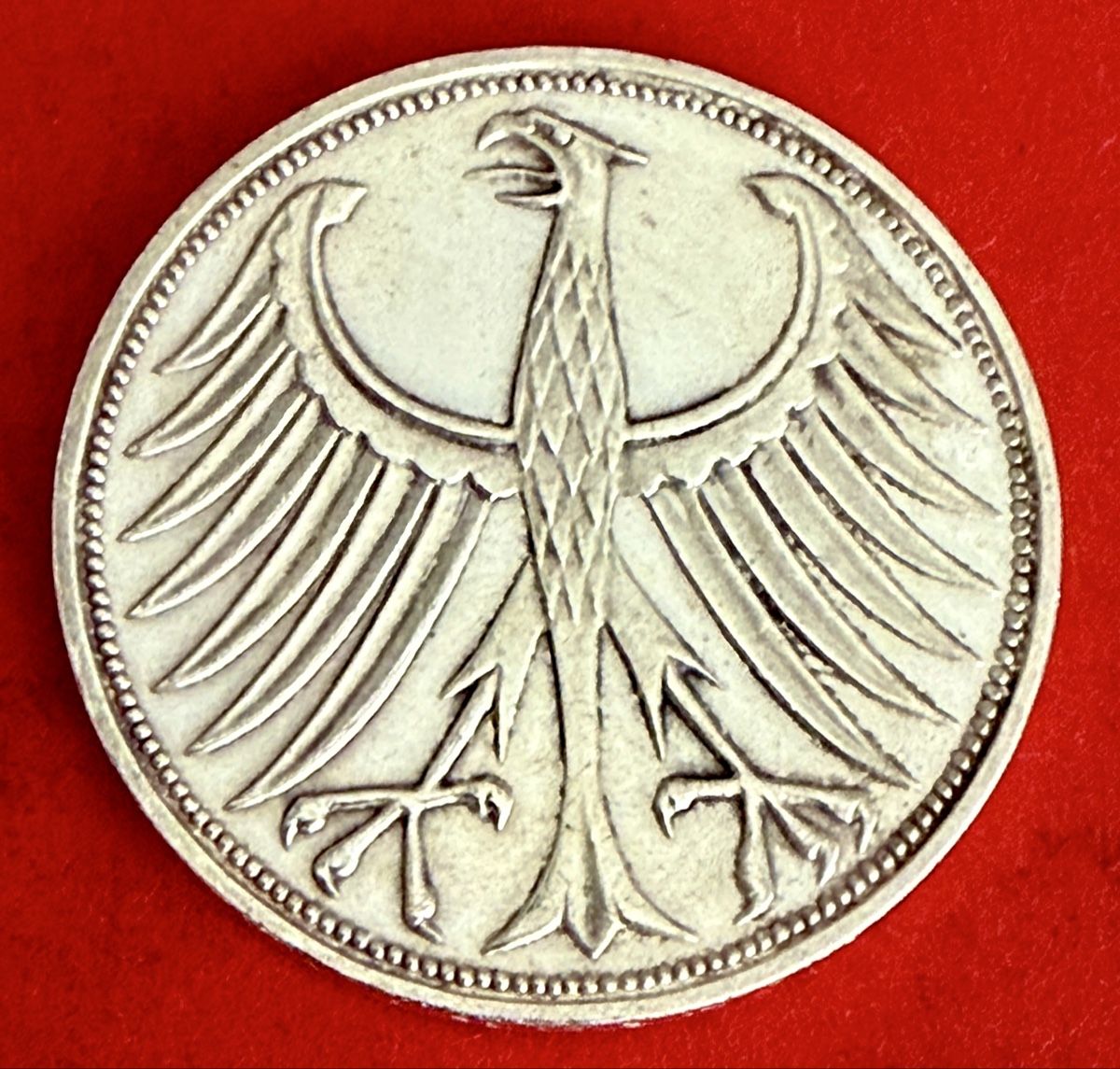 5 Deutsche Mark 1963 Silberadler BRD Silbermünze in Ss (Gebraucht) in ...