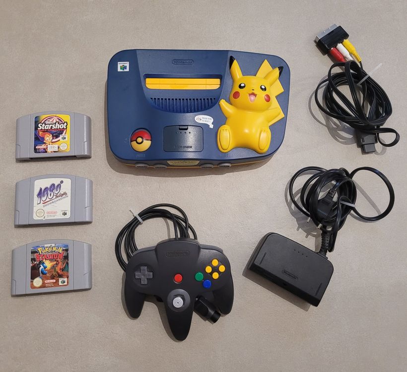 N64 Pokémon Pikachu Edition mit 3 Games ab Fr. 1.- | Kaufen auf Ricardo