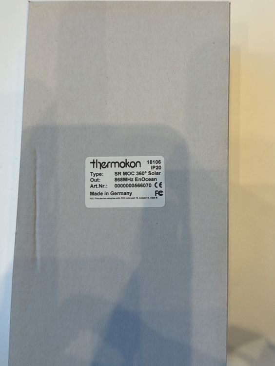 Thermokon SR MOC 360 Solar | EnOcean (Neu und originalverpackt) in ...