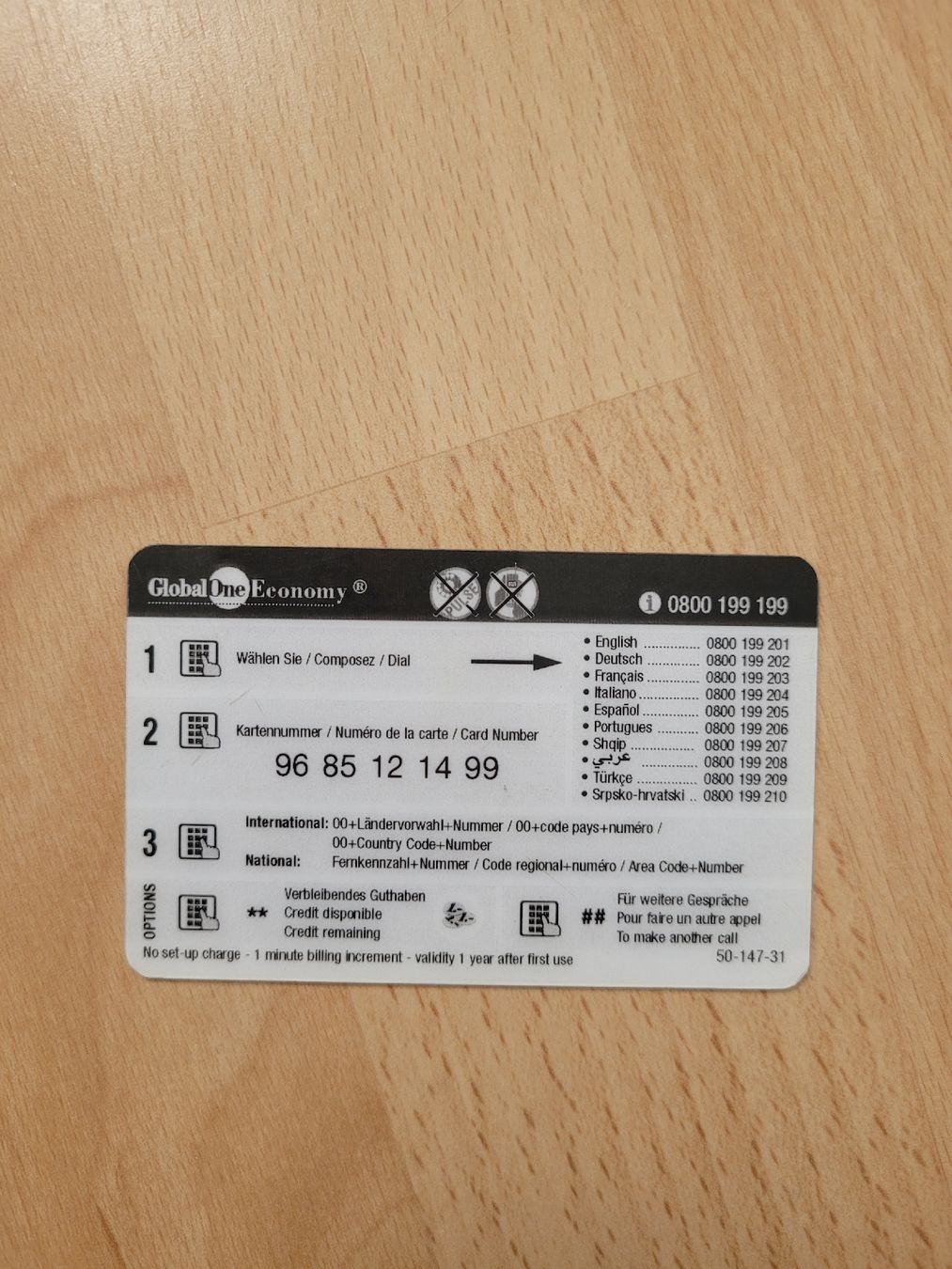 Global One Economy Telefonkarte Kürbis SFR 20 Herbst 🎃 (Gebraucht) in ...