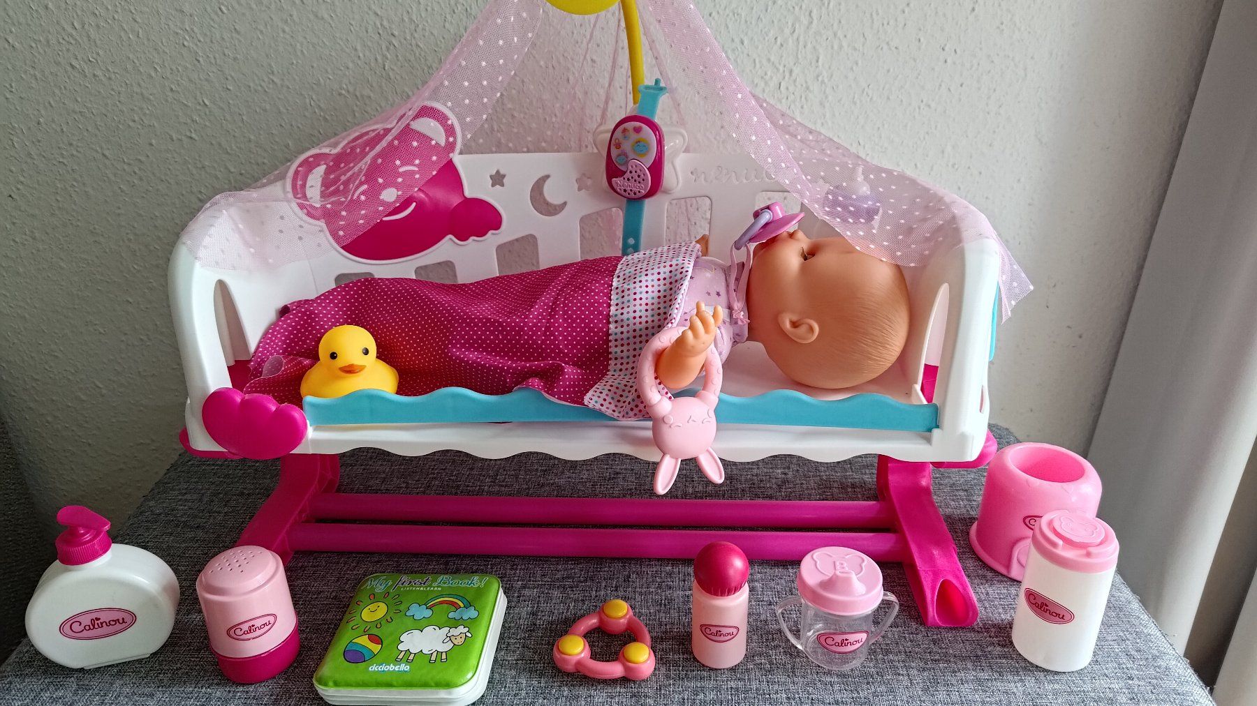 Poupon Nenuco dort avec moi + Cicciobello Bobo + accessoires (D ...