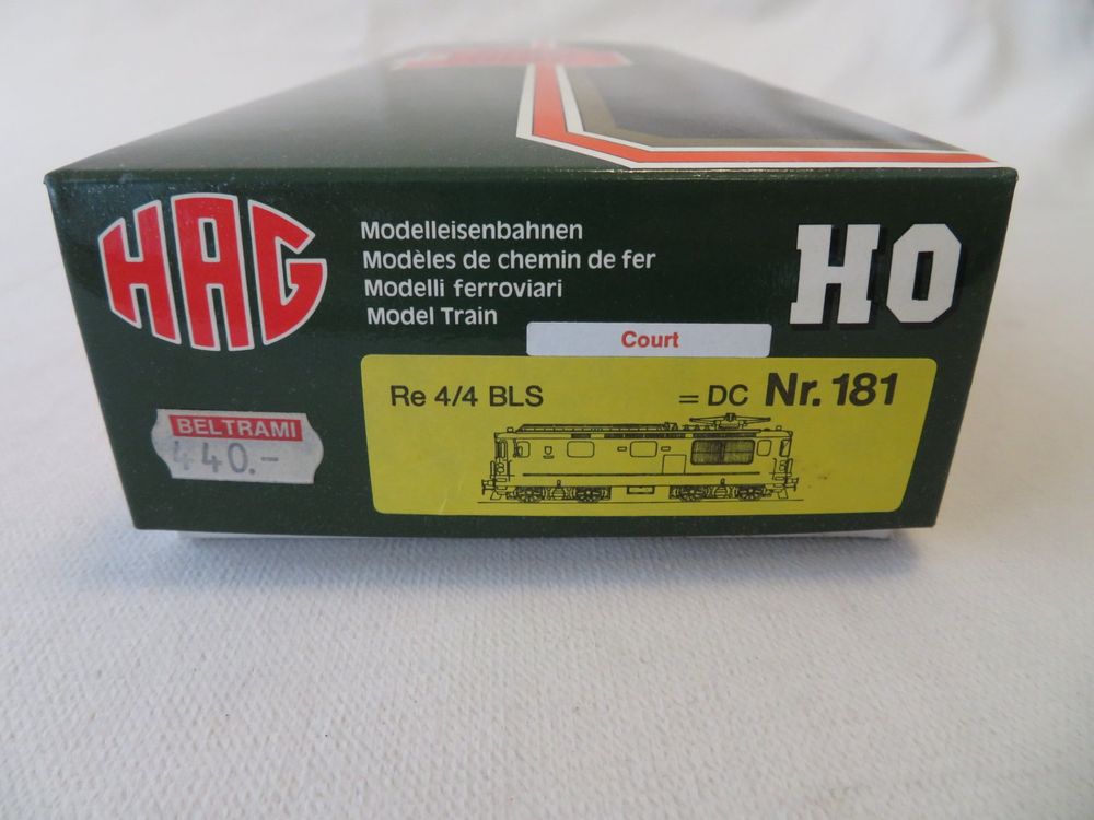 HAG Eisenbahn Re 4/4 BLS Nr.181 (Gebraucht) in Reinach BL für CHF 99 ...