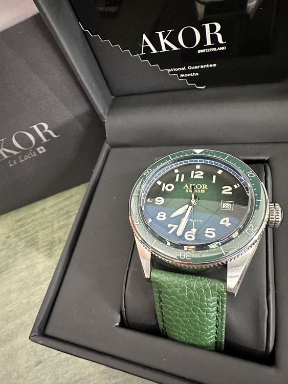AKOR Apfel Montre Swiss Made Automatique Neuf Full Set | Kaufen auf Ricardo