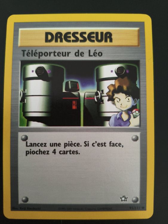 Pokémon Neo Genesis (2001): Téléporteur de Léo 91/111 FR (Gebraucht) in ...
