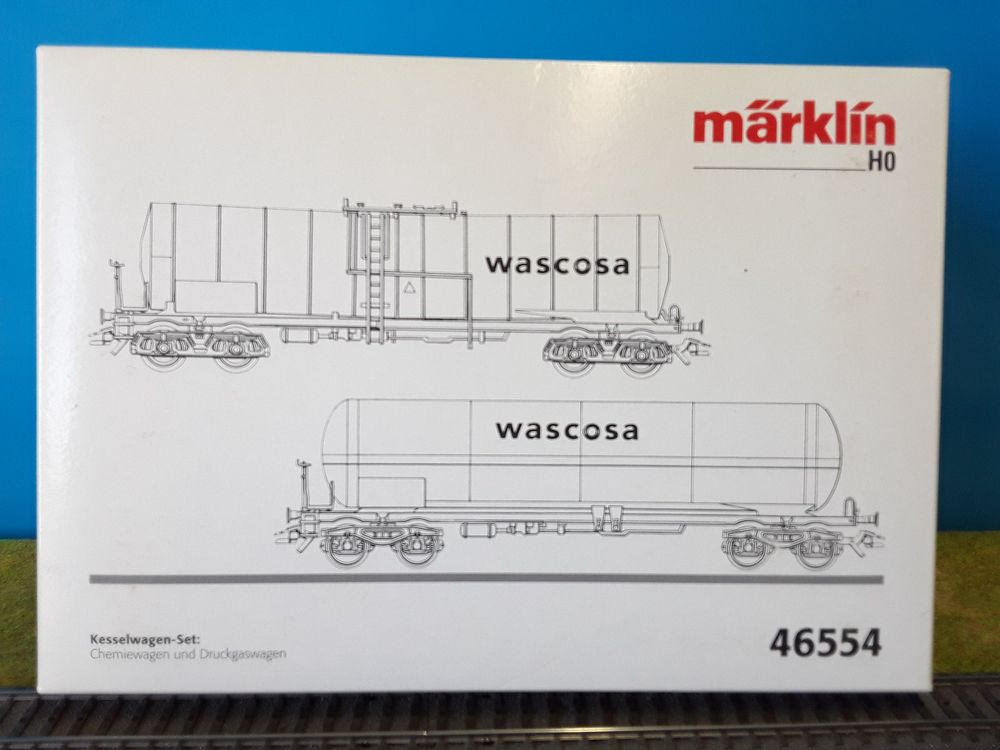 Märklin 46554 _ Kesselwagen Set Chemie & Druckgas _ Spur H0 (Gebraucht ...