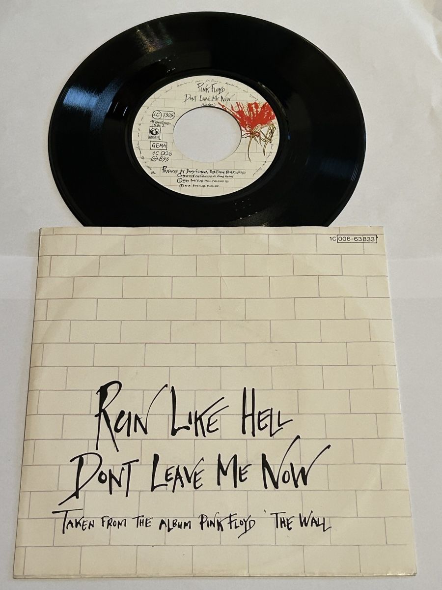 Pink Floyd. 1980. Run Like Hell / Dont Leave Me Now (Gebraucht) in ...