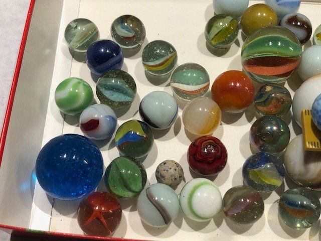 Sammlung von diversen, alten Glasmurmeln (Gebraucht) in Gossau/ZH für ...