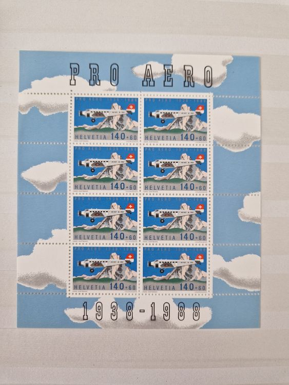 Markenbogen Pro Aero 1988 postfrisch** (Neu (gemäss Beschreibung)) in Kreuzlingen für CHF 11 ...