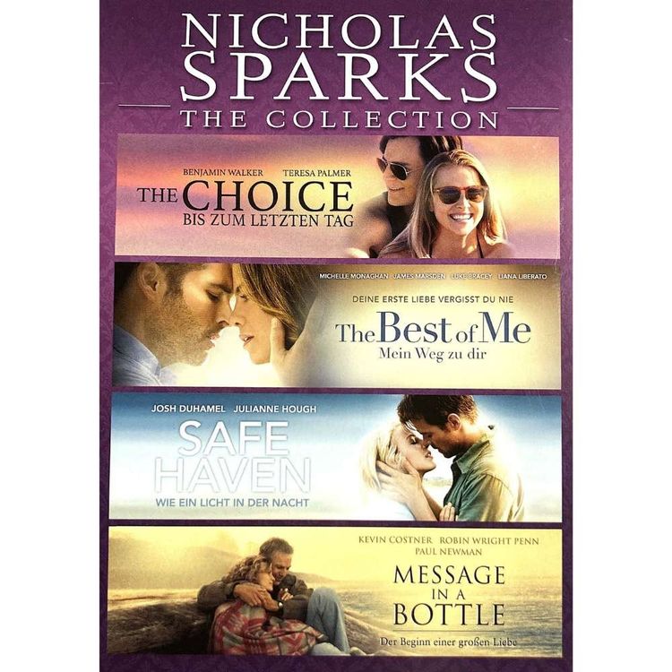 Nicholas Sparks - The Collection - 4 DVDs - DVD (Gebraucht) in ...