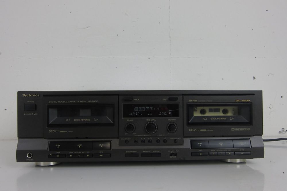Technics RS-TR515 Doppel Kassettendeck (Gebraucht) in Fahrweid für CHF 119 – mit Lieferung auf ...