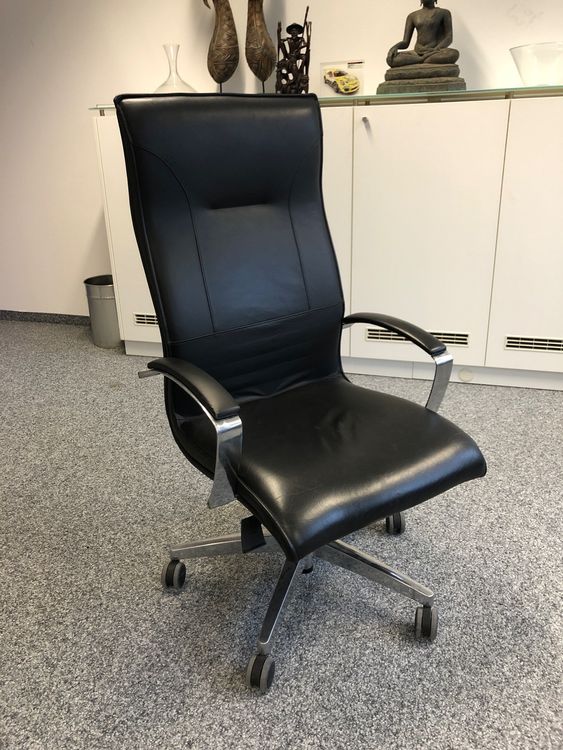 Chefsessel Topstar Columbia Echtleder schwarz (Gebraucht) in Hölstein ...