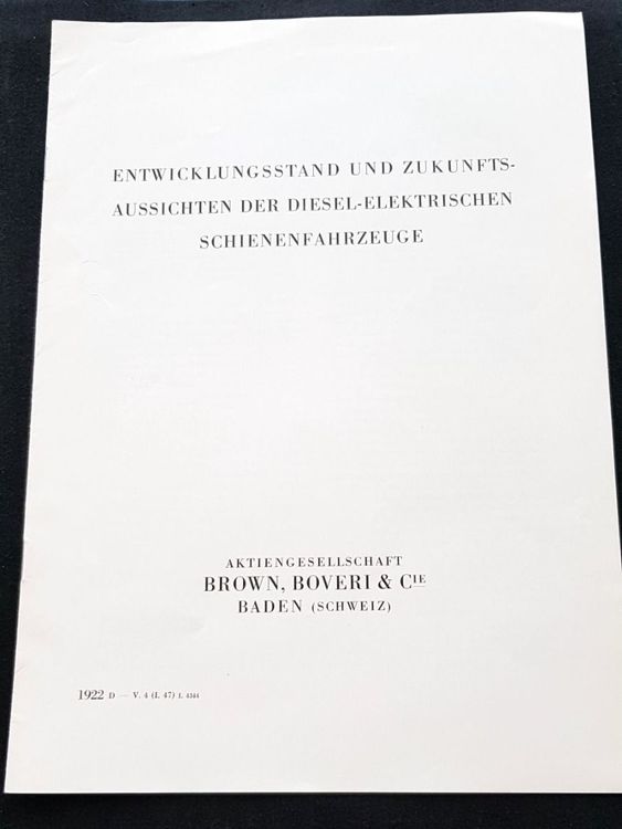 BBC Dieselelektrische Schienenfahrzeuge | Kaufen auf Ricardo