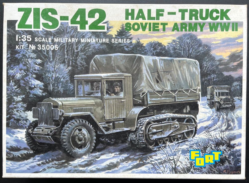 1/35 ZIS-42 Soviet Army Half-Track WW II (Neu und originalverpackt) in ...