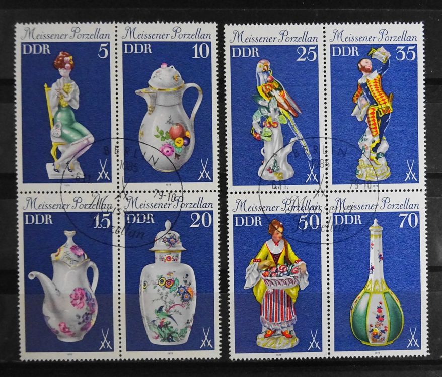 DDR 1979, Serie 4er Blocks gestempelt | Kaufen auf Ricardo