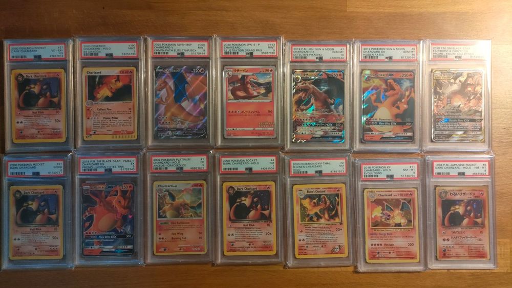 14 Charizard Pokemon PSA Karten Sammlung | Kaufen auf Ricardo