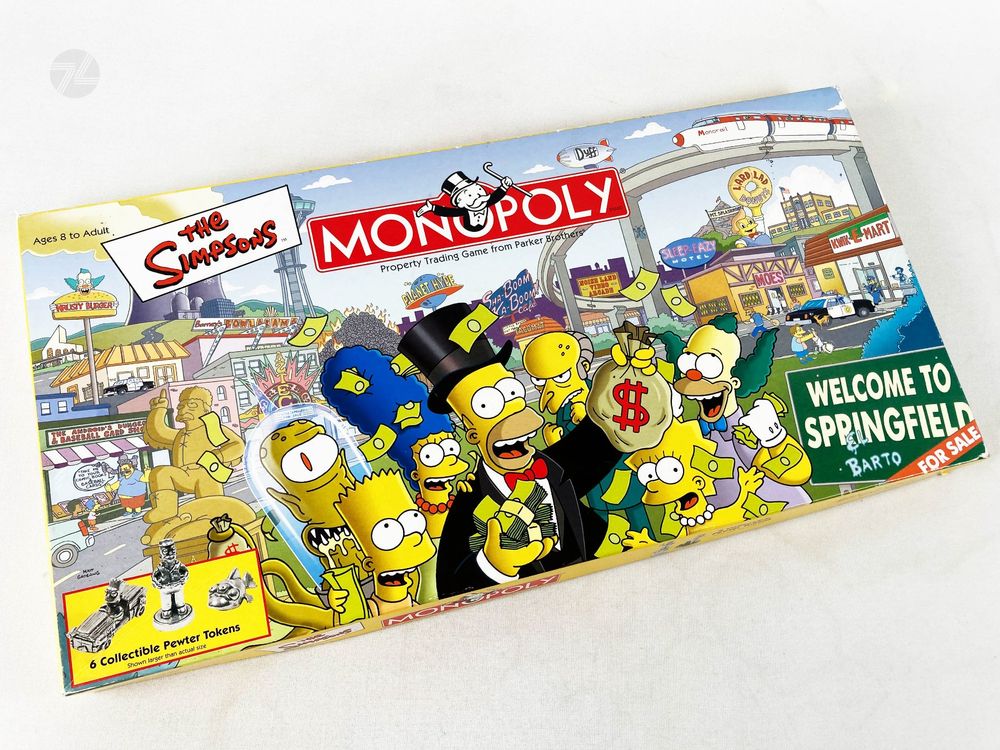 Monopoly The Simpsons Vintage 2000 USAopoly Brettspiel Comic | Kaufen ...