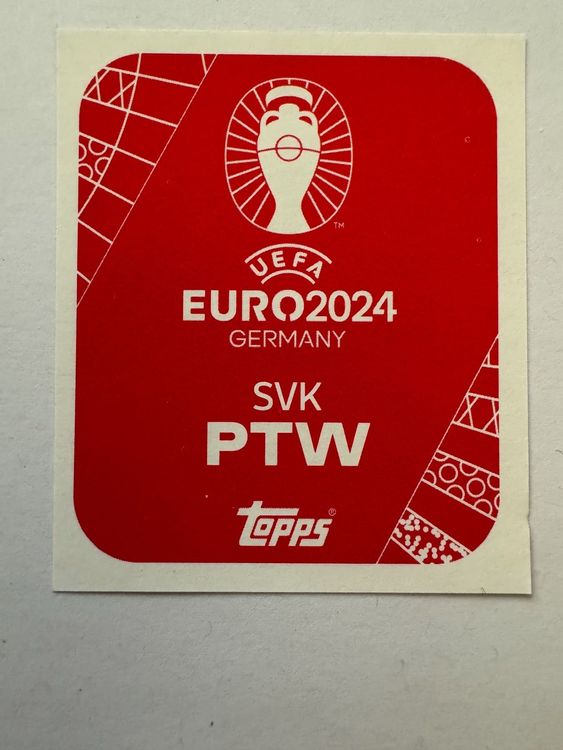TOPPS EM 2024 / SVK PTW - TOMAS SUSLOV - Blaue Punkte! (Gebraucht) in ...