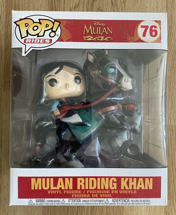 Funko Pop! Disney Mulan Riding Khan (Neu (gemäss Beschreibung)) in Rafz ...