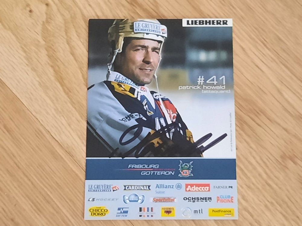 Ab 1 Fr. !!!!! Patrick Howald / orig. Autogrammkarte (Gebraucht) in ...