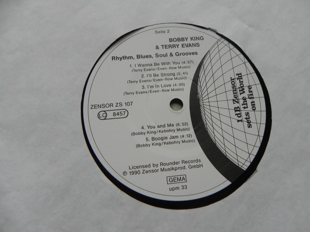 LP USA R&B Soul Gospel Duo Bobby King & Terry Evans 1990 (Gebraucht) in ...
