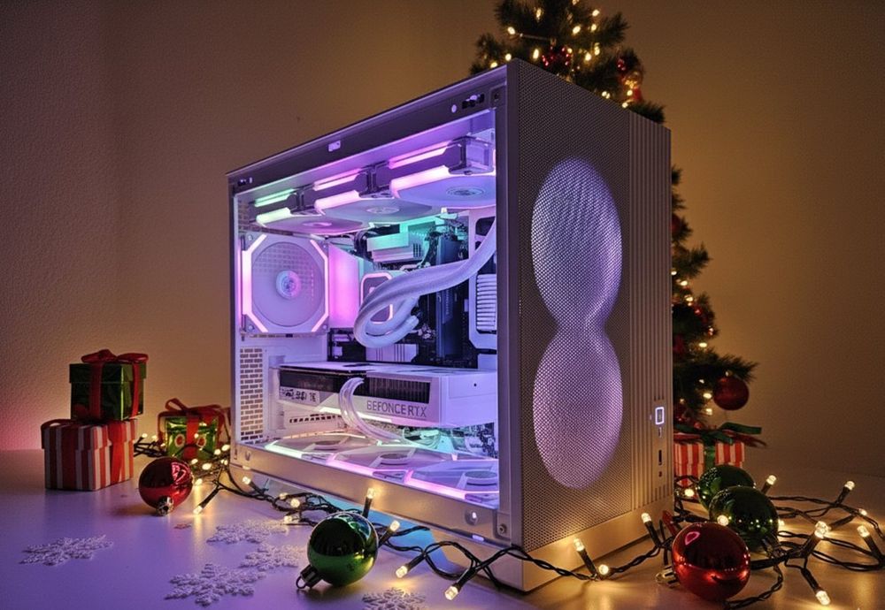 Gaming PC Celest🌥️RTX 5070 Ti + 5.5GHz Ultra 7 | 6400MHz D5 (Neu und ...