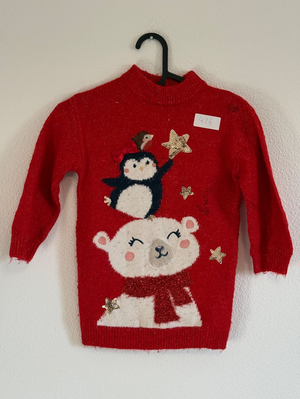Vintage Pull de Noël Enfant Fille 4-5 ans Rouge 104CM (426) (D'occasion) à Yverdon-les-Bains ...