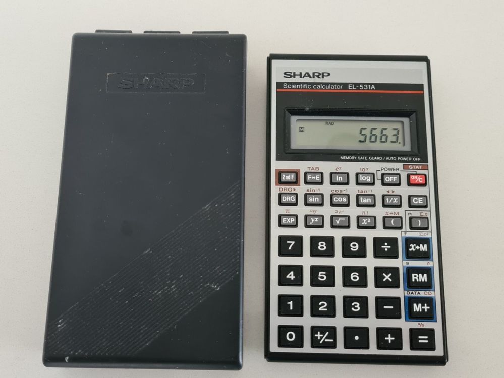 Vintage SHARP Scientific calclulator EL-531A - Japan 1986 (Gebraucht) in Winterthur für CHF 20.9 ...