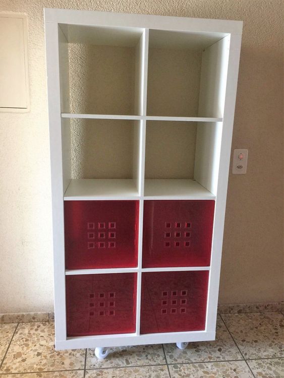 IKEA KALLAX Regal + 4 LEKMAN Box | Kaufen auf Ricardo