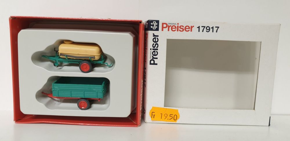 Preiser Landwirtschaft Anhänger Set H0 17917 (Gebraucht) in Neuenhof ...