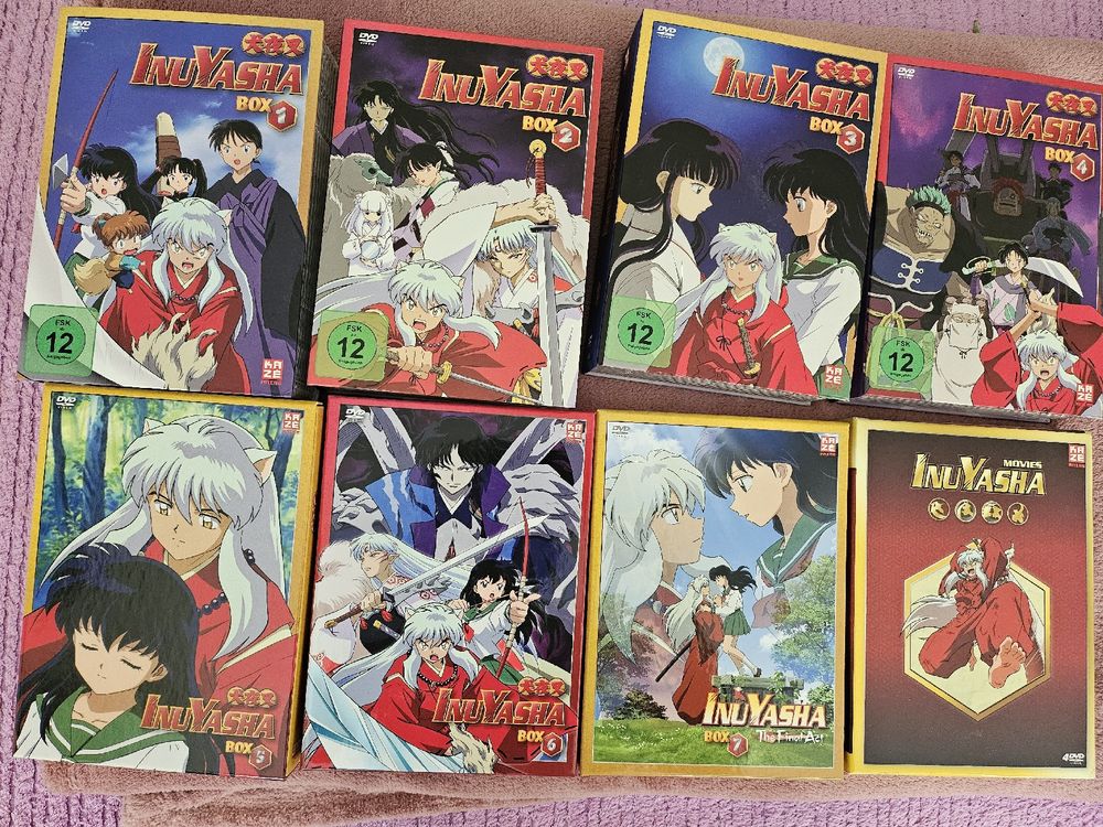 Inuyasha DVD Box 1-7 Komplet + Movies | Kaufen auf Ricardo