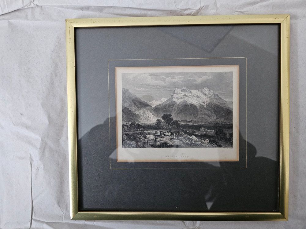 Stich: Grindelwaldtal mit Eiger-Massiv (D'occasion) à Wettingen pour ...
