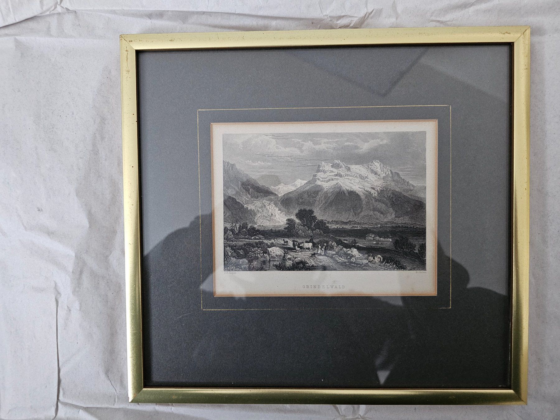 Stich: Grindelwaldtal mit Eiger-Massiv (D'occasion) à Wettingen pour ...