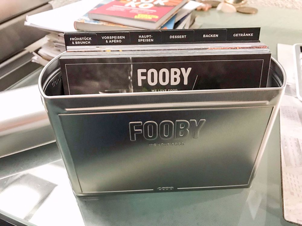 COOP - Fooby Rezept Box Metall | Kaufen auf Ricardo