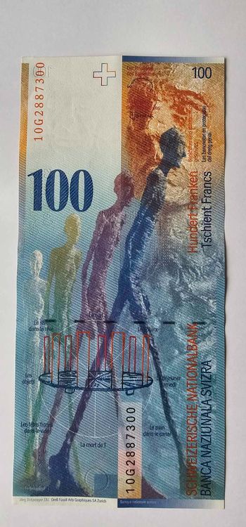 100 Schweizer Franken Banknote (2010) | Kaufen auf Ricardo