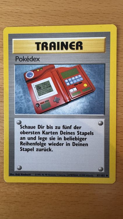 Pokemon Trainer-Karte Pokédex Base Set 87/102 (Gebraucht) in Münchwilen ...