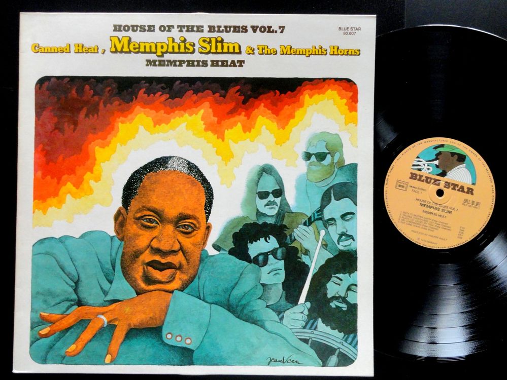 LP MEMPHIS SLIM memphis heat BLUE STAR 1974 mint BLUES KULT (Gebraucht ...