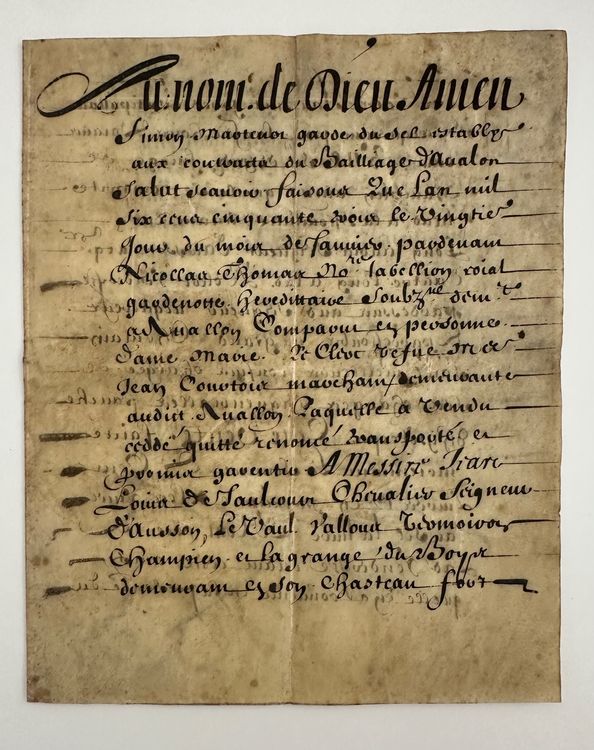 Antike Handgeschriebene Brief auf Pergament (Gebraucht) in Root für CHF ...