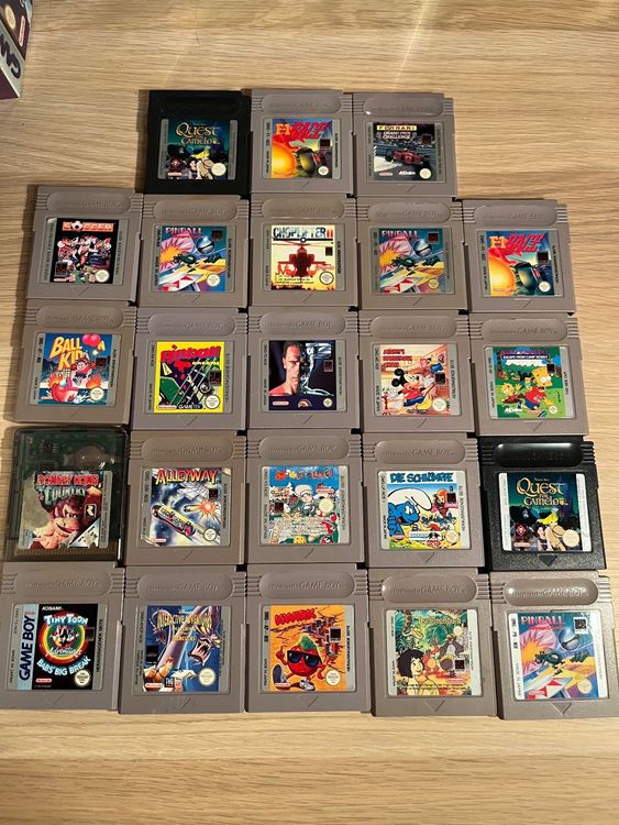 18 Gameboy Spiele Color Original Retro Yoshi Nintendo (Gebraucht) in St ...