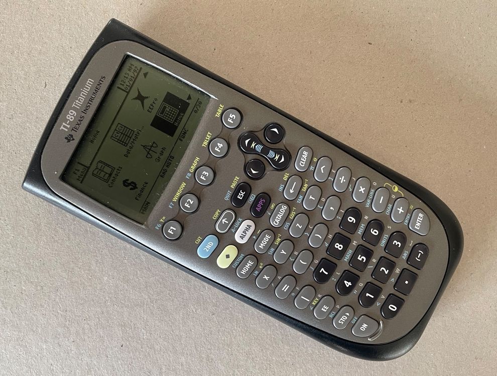 TI-89 Titanium, grafikfähiger Taschenrechner v. Texas Instr. | Kaufen ...
