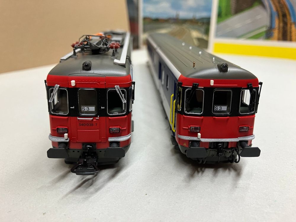 PIKO 96831 Set Trieb-u.Steuerwagen NPZ der SBB, H0 WS Dig. (Neu (gemäss ...