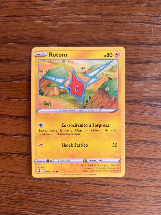 Carte Pokemon Rotom - Fusion Strike - IT (Gebraucht) in Vernayaz für ...