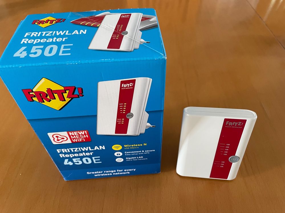 Fritz WLAN repeater / extender 450 E - mesh (Gebraucht) in Lauwil für ...