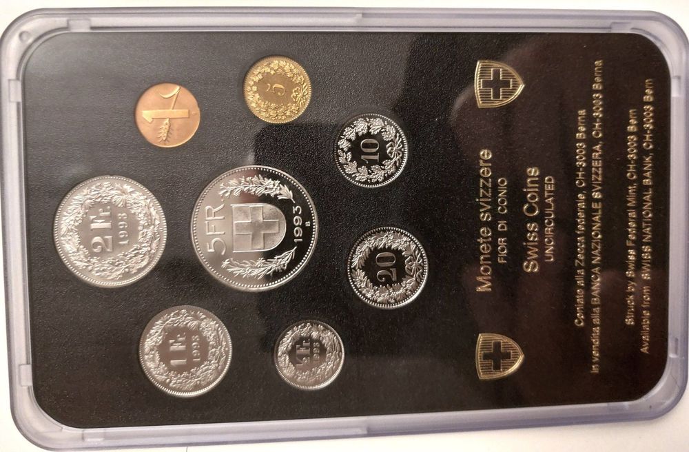 Münzsatz Schweiz 1993 stgl. (Neu (gemäss Beschreibung)) in Arch für CHF 129 – mit Lieferung auf ...