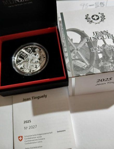 20 francs 2025 Jean Tinguely PROOF dès 1 franc (Neu und originalverpackt) in Montreux für CHF 66 ...